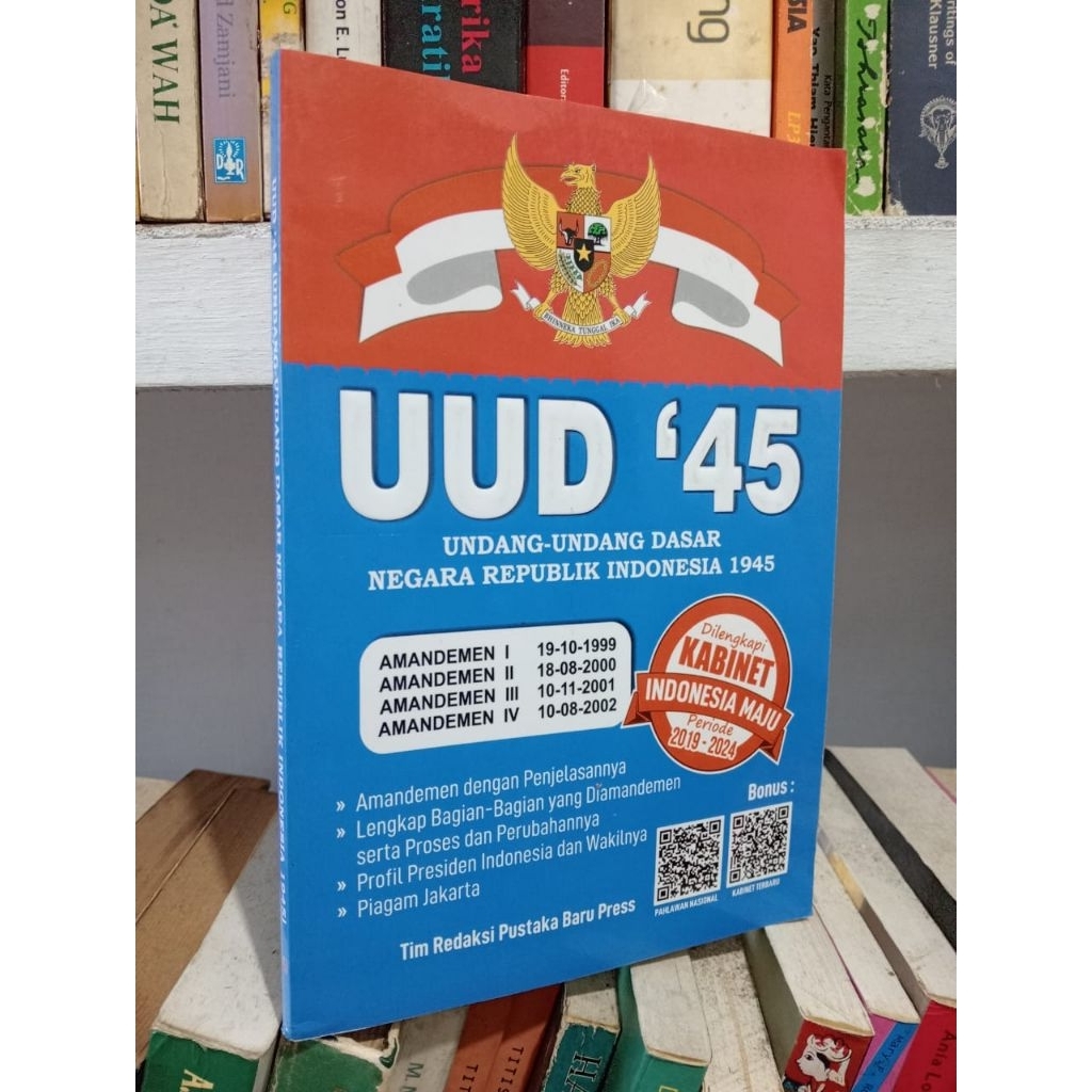 Jual UUD 45 (UNDANG - UNDANG DASAR NEGARA RI 1945) | Shopee Indonesia