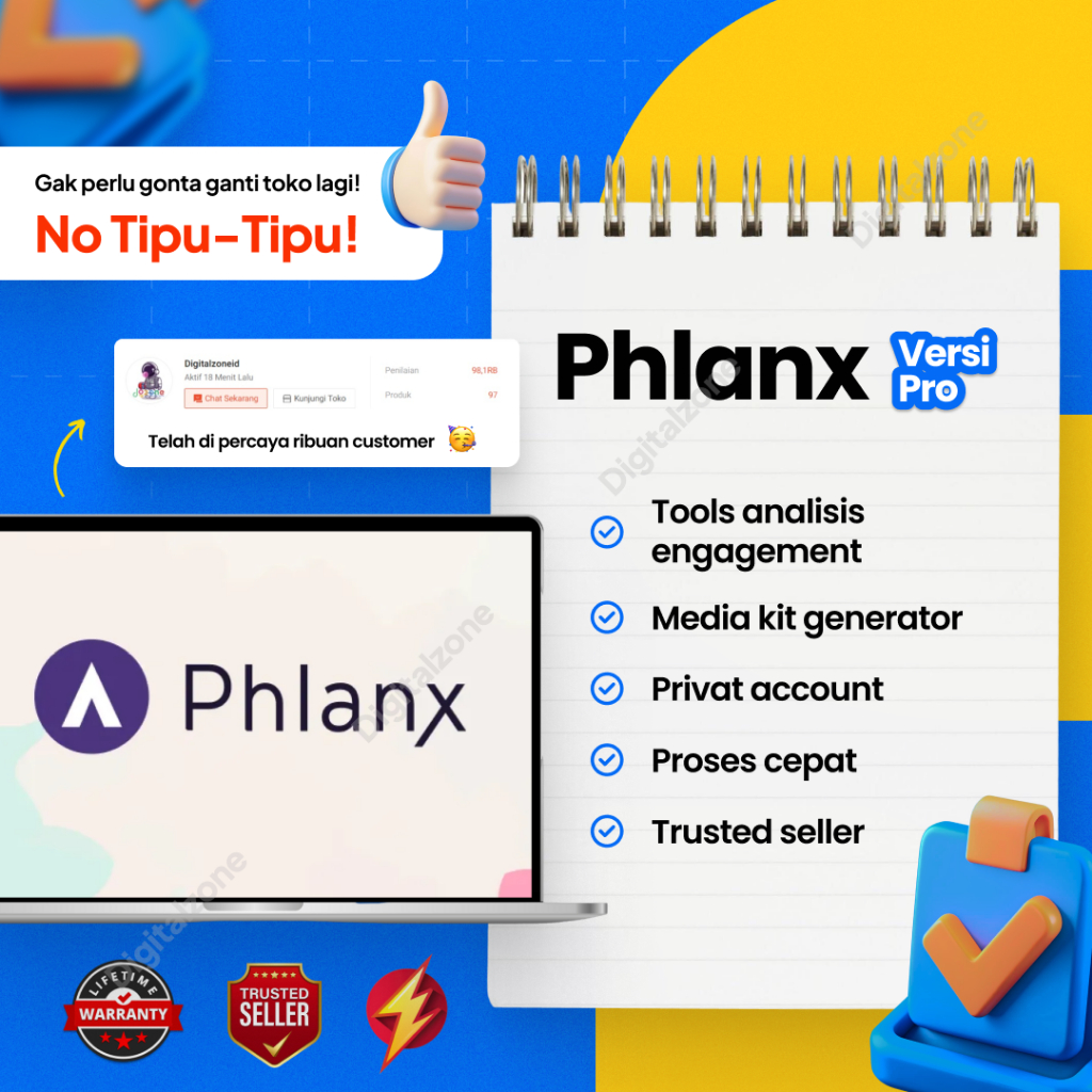 Jual PHLANX PREMIUM SOCIAL.MEDIA MARKETING 1 bulan | Shopee Indonesia