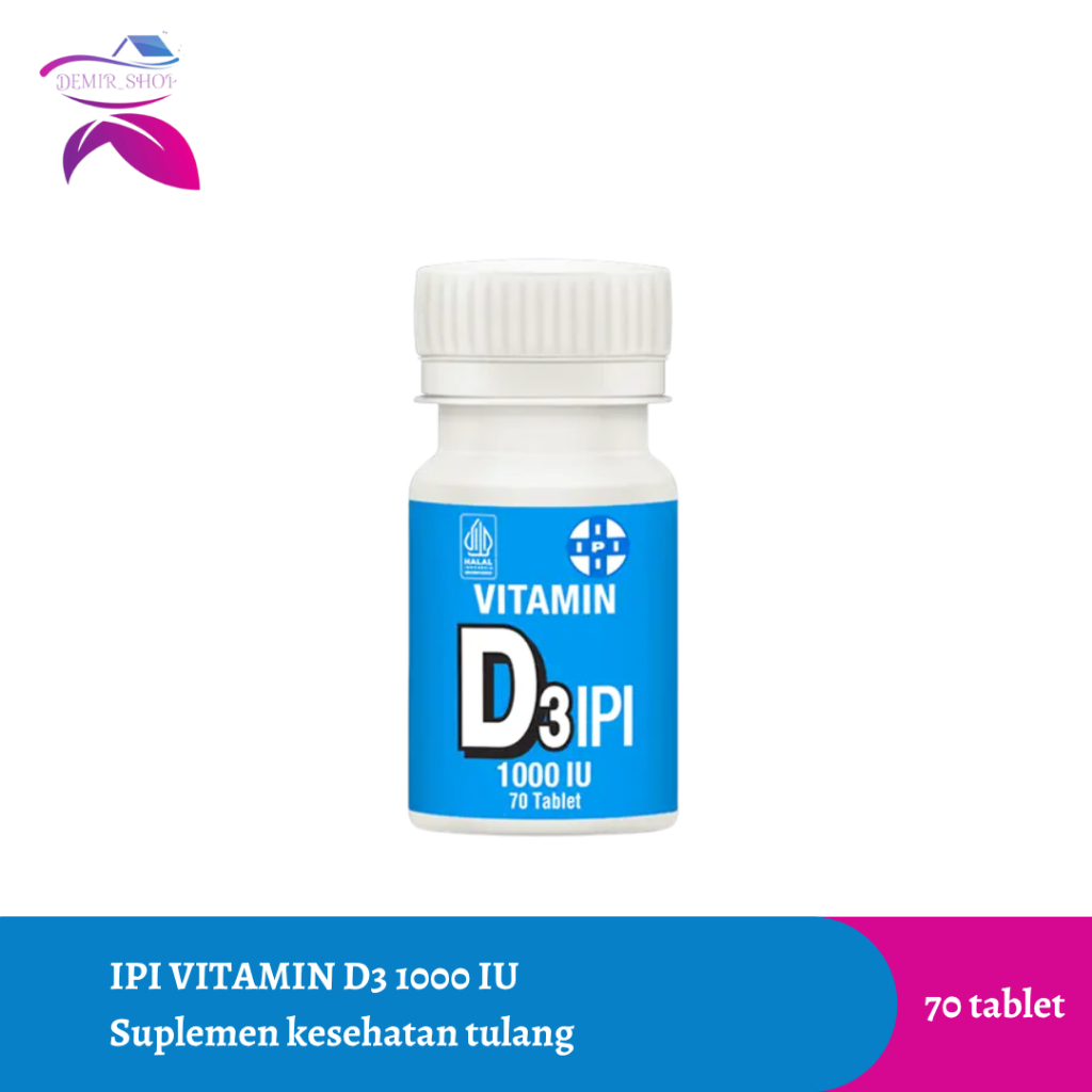 Jual IPI Vitamin D3 1000 IU 70 Tablet | Shopee Indonesia