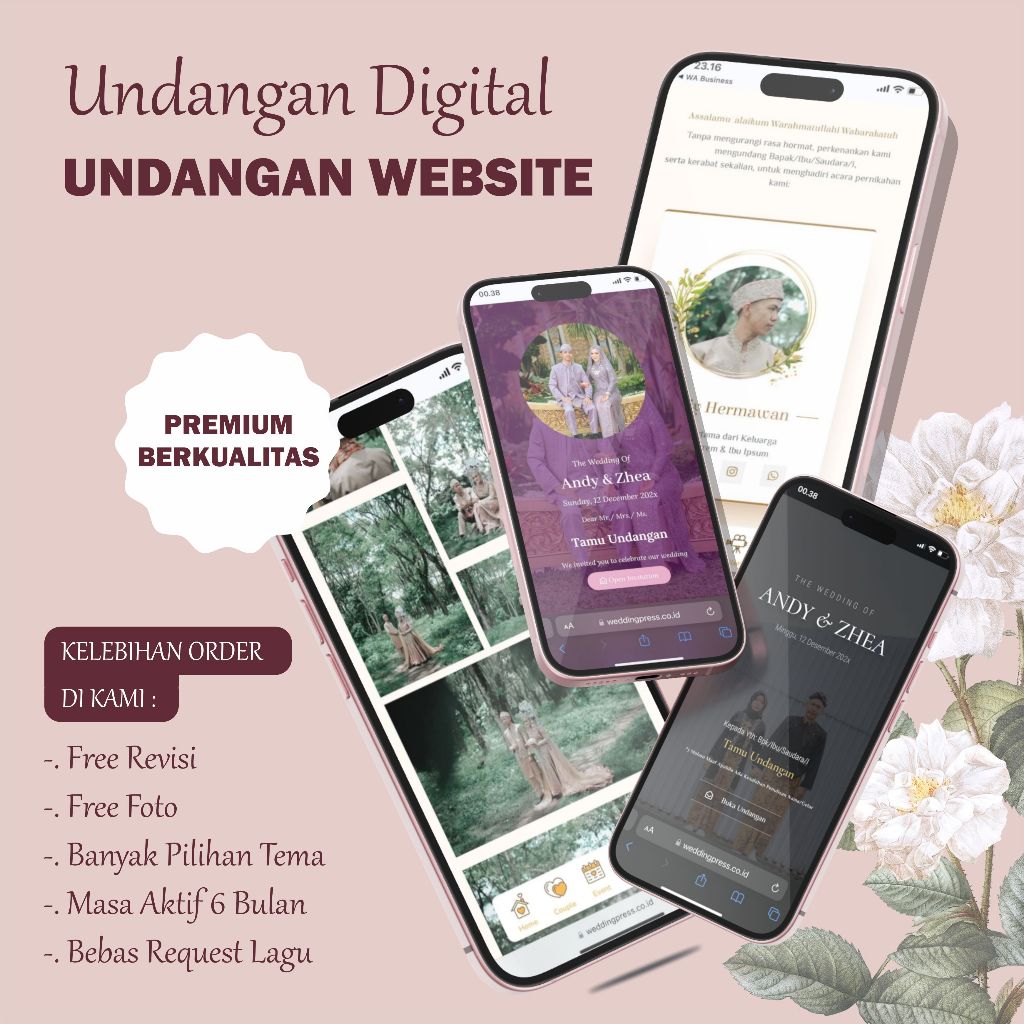 Jual UNDANGAN DIGITAL PREMIUM - UNDANGAN DIGITAL TERMURAH - UNDANGAN ...