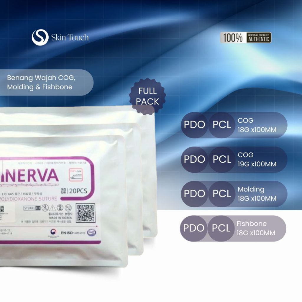 Jual Full Pack Benang Minerva PDO/PCL All Wajah dan Hidung Thread ...
