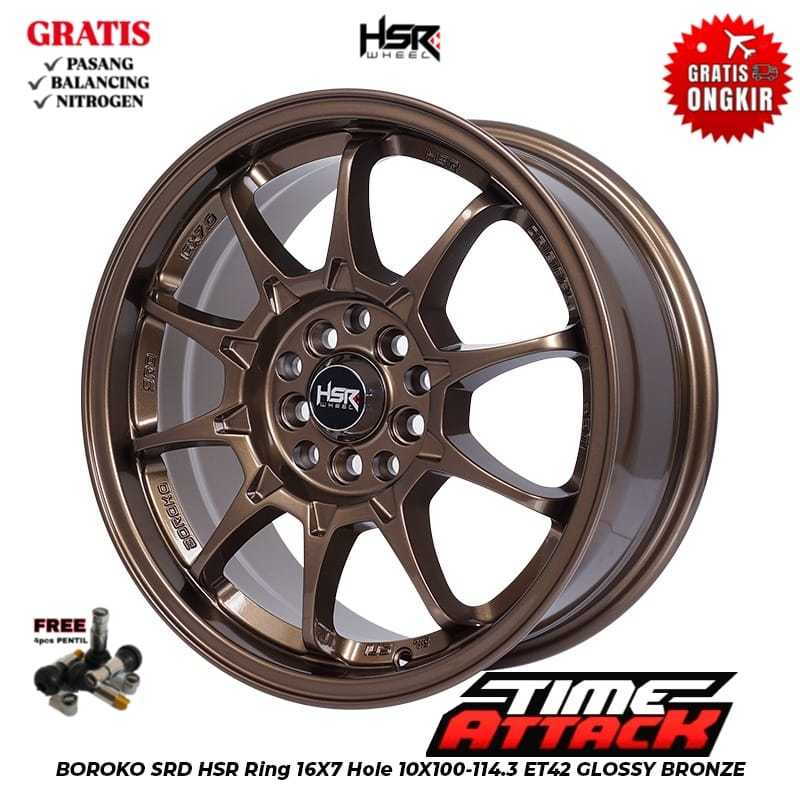 Jual Velg Mobil Hsr R16 New Xenia Ertiga Sienta Innova Stargazer HSR ...