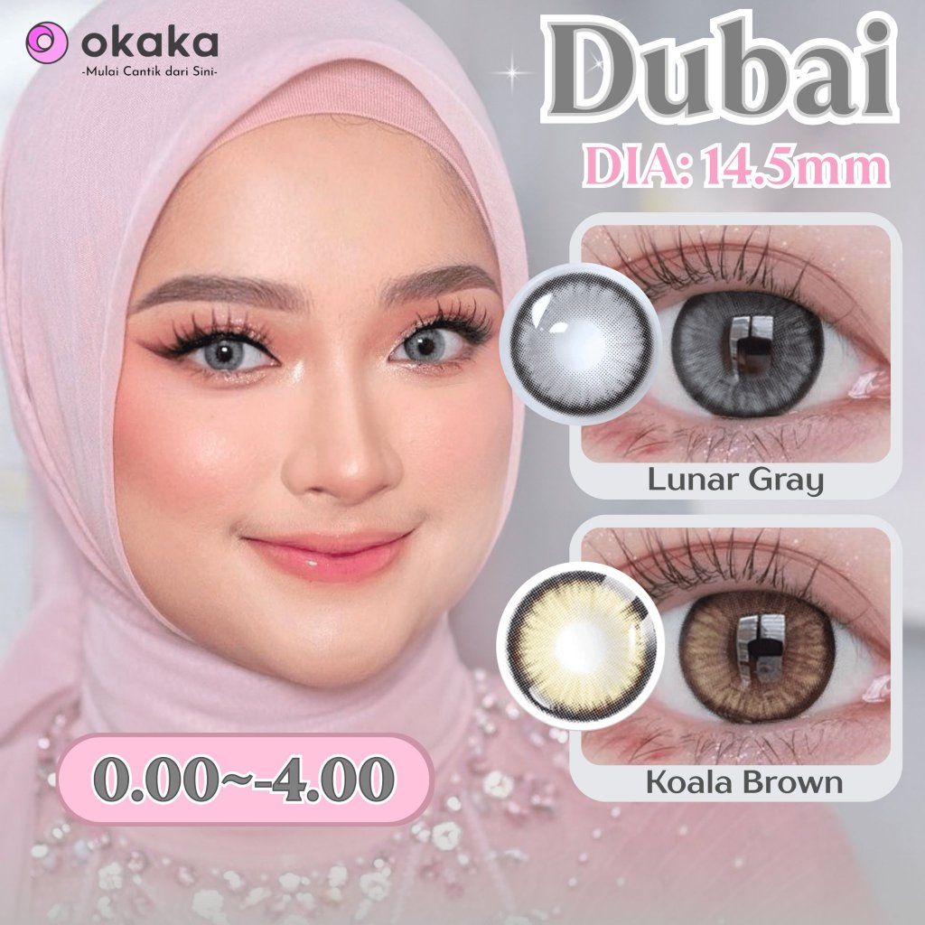 Jual Softlens Dubai Series Softlens for hijab Normal Diameter 14.2 MM ...