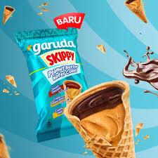 Jual SNACK GARUDA SKIPPY PEANUT BUTTER WAFER CONES HALAL WAFER CONE ISI ...