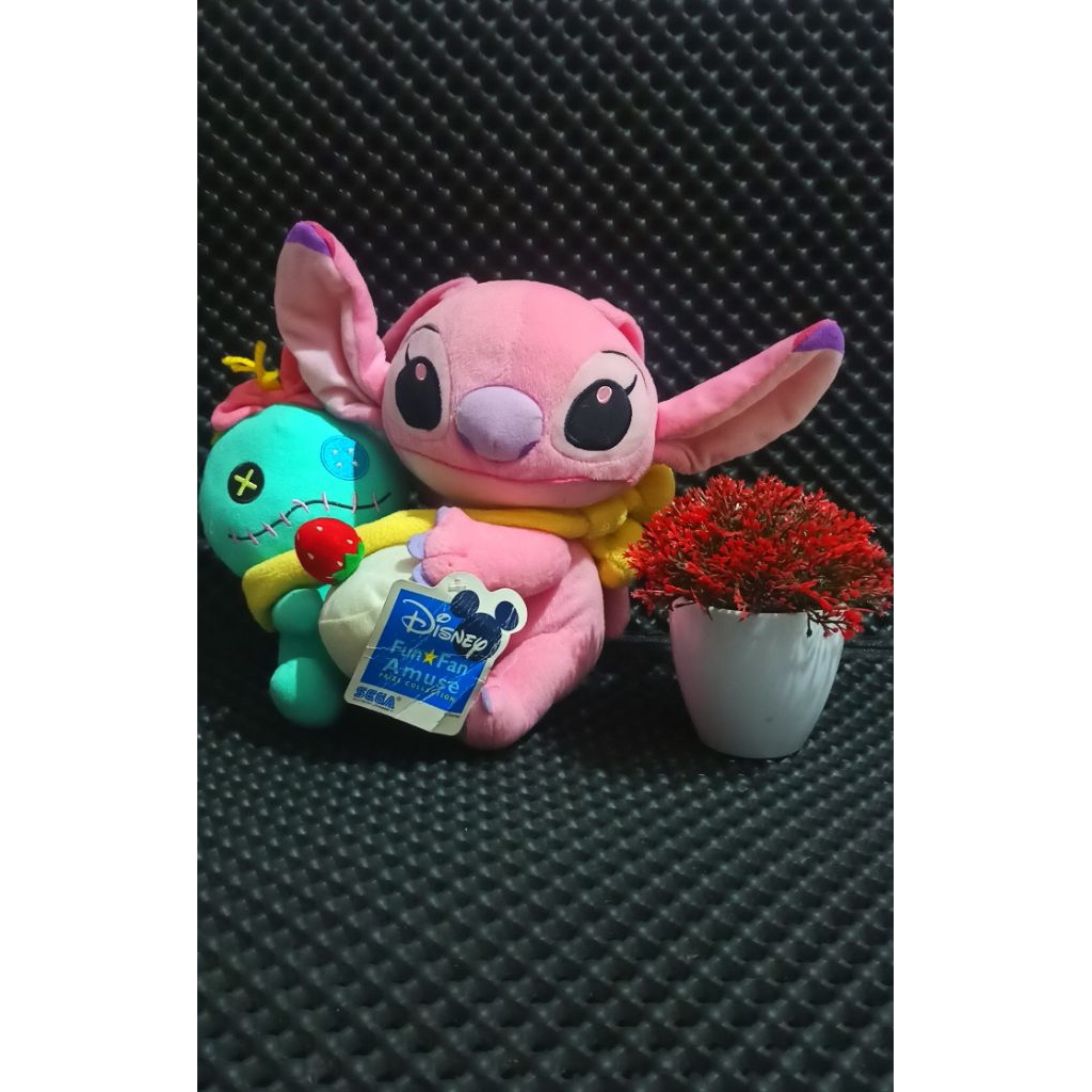 Jual Boneka Stich Angel X Scrump Ori Disney | Shopee Indonesia