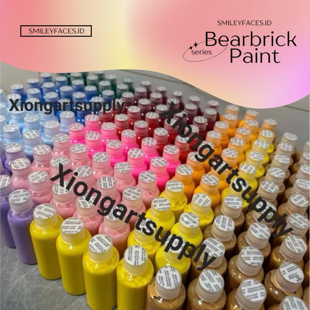 Jual BEARBRICK FLUID PAINT~ POURING ABSTRACT~ Cat Warna Bearbrick ...