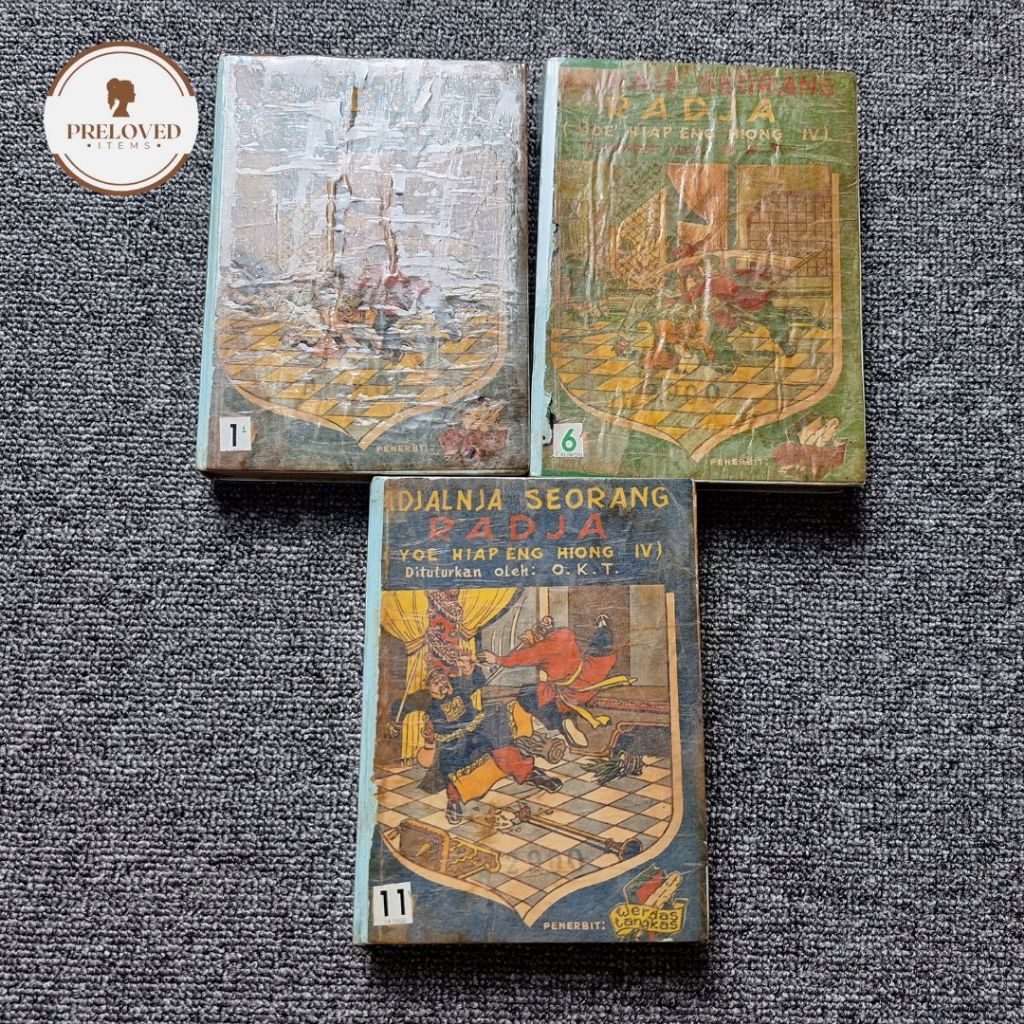 Jual Buku Cersil Cerita Silat Lawas Adjalnja Seorang Radja Yoe Hiap Eng ...