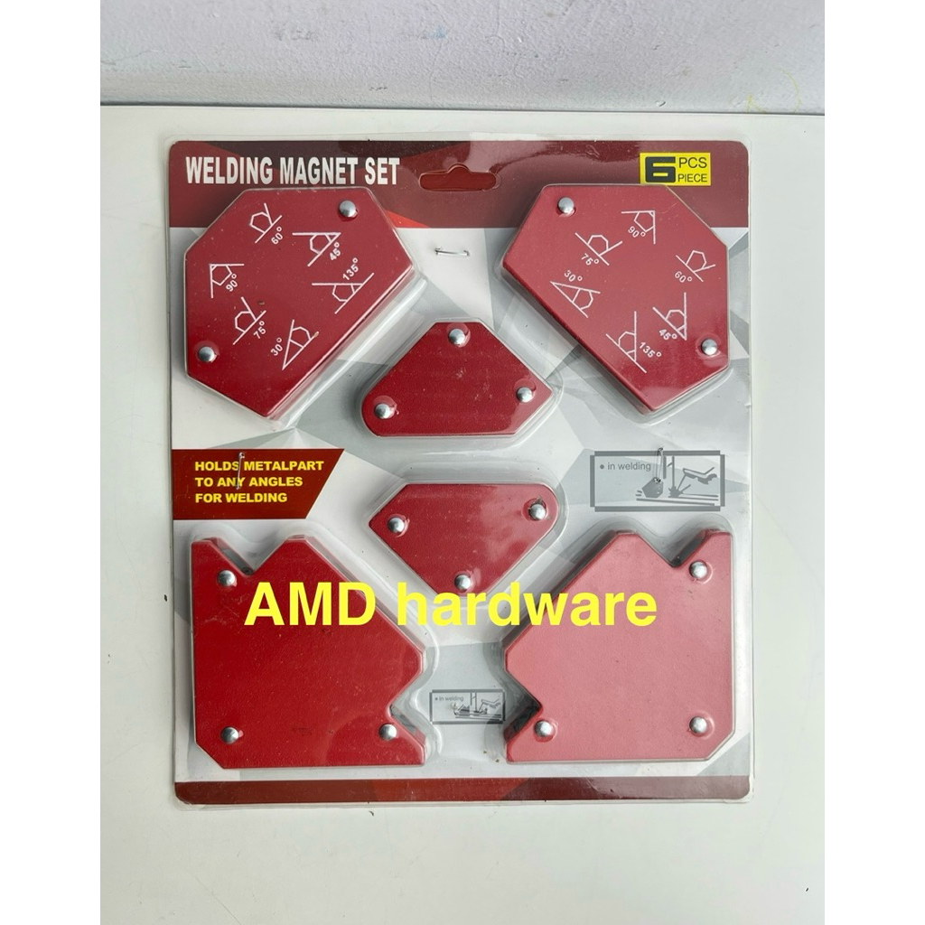 Jual SIKU LAS MAGNET SET ISI 6pcs & 4 PCS 2-3 inch MINI MAGNETIC ...