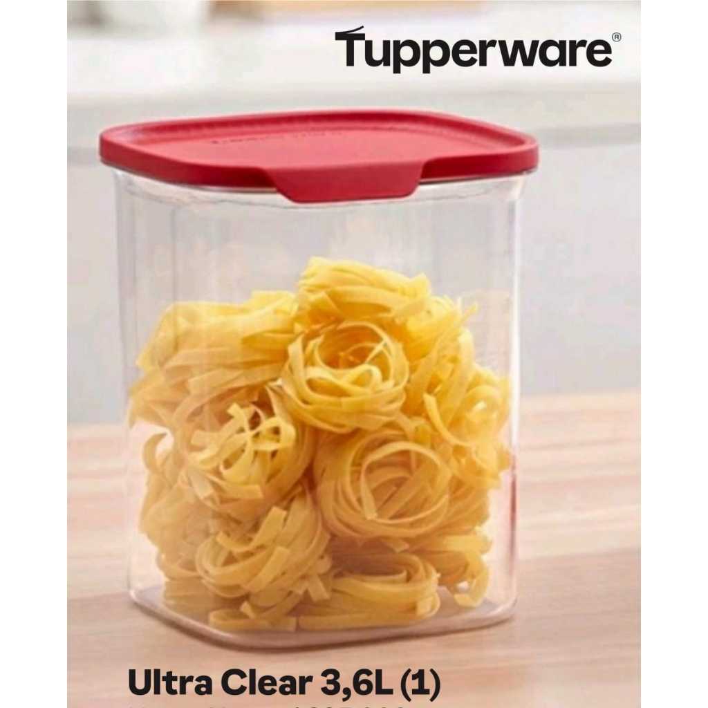 Jual TUPPERWARE TOPLES CRYSTAL ULTRA CLEAR SQUARE 3,6L | Shopee Indonesia