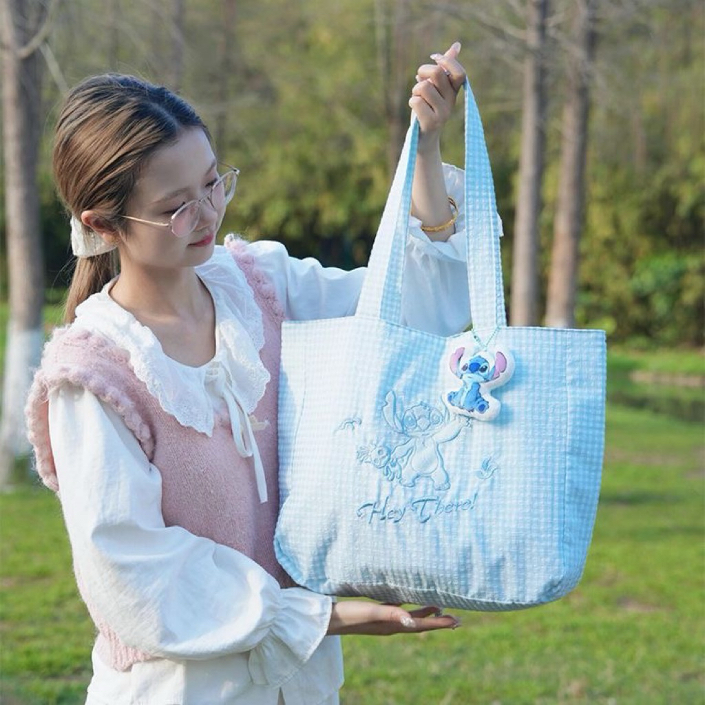 Jual [PREORDER] Tote Bag Disney Stitch & Zootopia – Tas Jinjing Lucu ...