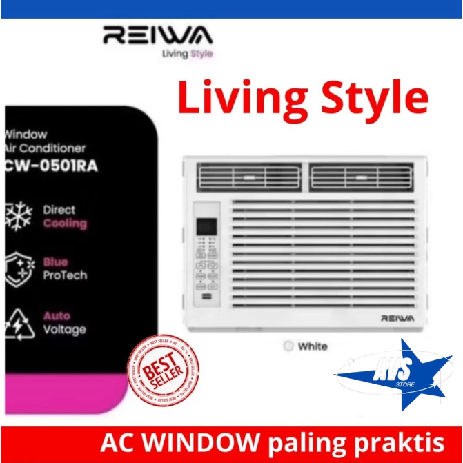 Jual REIWA AC WINDOW 1/2 PK CW-0501RA | Shopee Indonesia