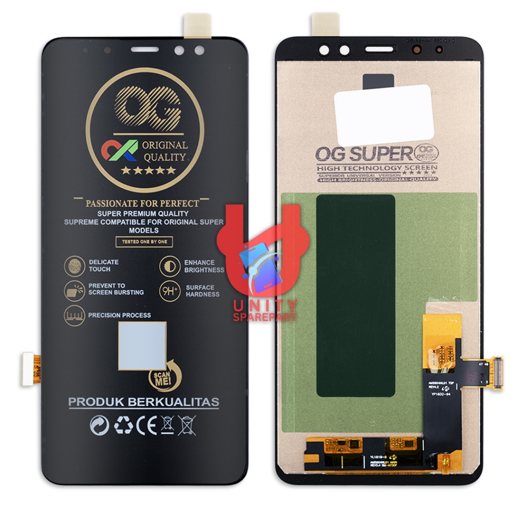 Jual LCD TOUCHSCREEN SAMSUNG GALAXY A8 PLUS 2018 A730 COMPLETE ORIGINAL ...