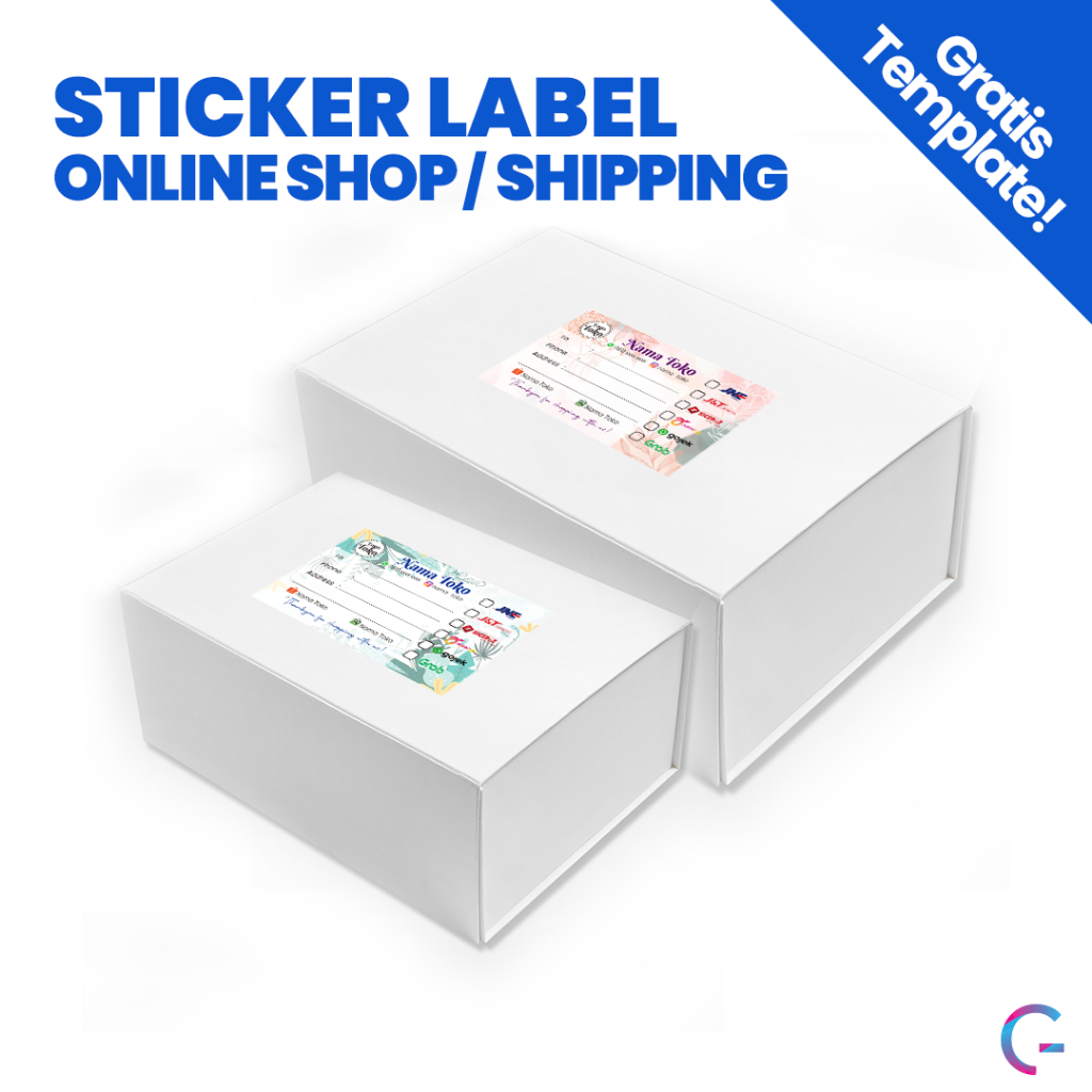Jual Sticker Label Pengiriman Olshop | Stiker Kirim / Shipping | Olshop ...
