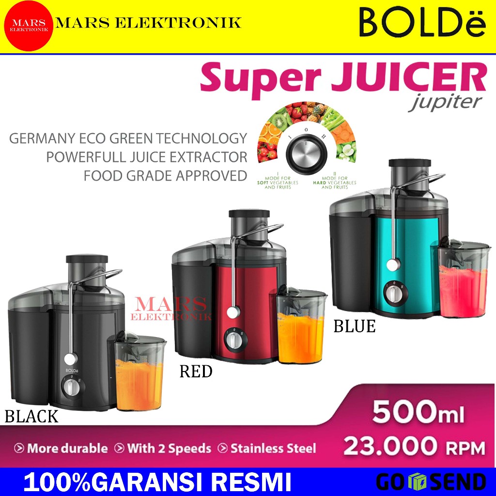 Jual JUICER BOLDE SUPER JUICER JUPITER - GARANSI RESMI - PENGEKSTRAK ...