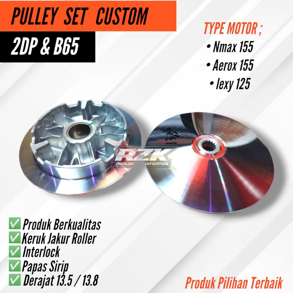 Jual RUMAH ROLLER SET 2DP & B65 BUBUT CUSTOM YAMAHA NMAX / AEROX / LEXY ...