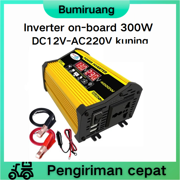 Jual BUMIRUANG Model Terbaru | 4000W/3000W Mobil Inverter 12V DC Ke ...