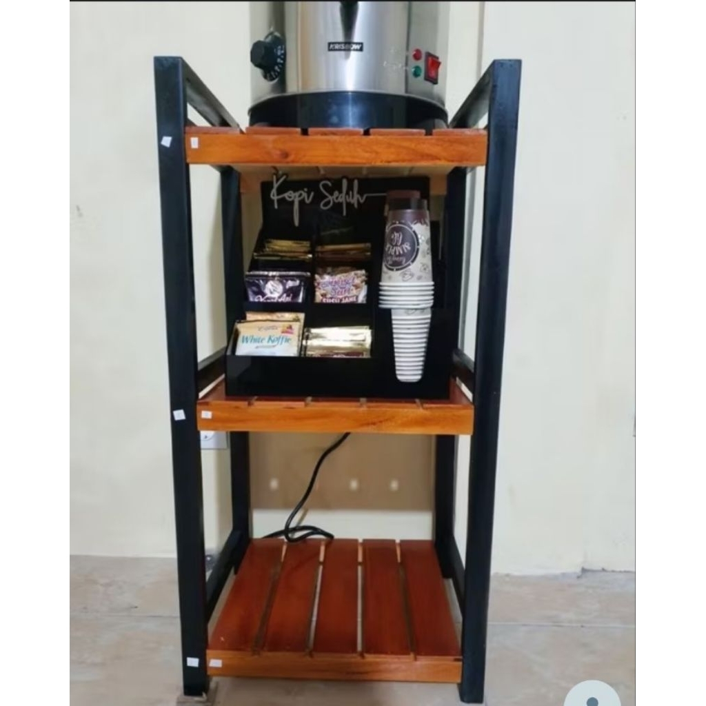 Jual Meja Dispenser Galon 3 Susun tinggi 75/ Rak Mejikom/ Meja Galon ...