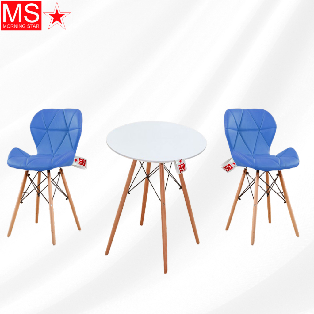 Jual Morning Star Set Meja Kursi Restoran 1 Meja 2 Kursi Kafe Dining ...
