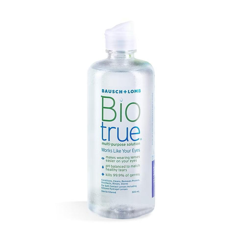 Jual Air Softlens BIO TRUE 300ml By Bausch + Lomb / Cairan Softlens ...