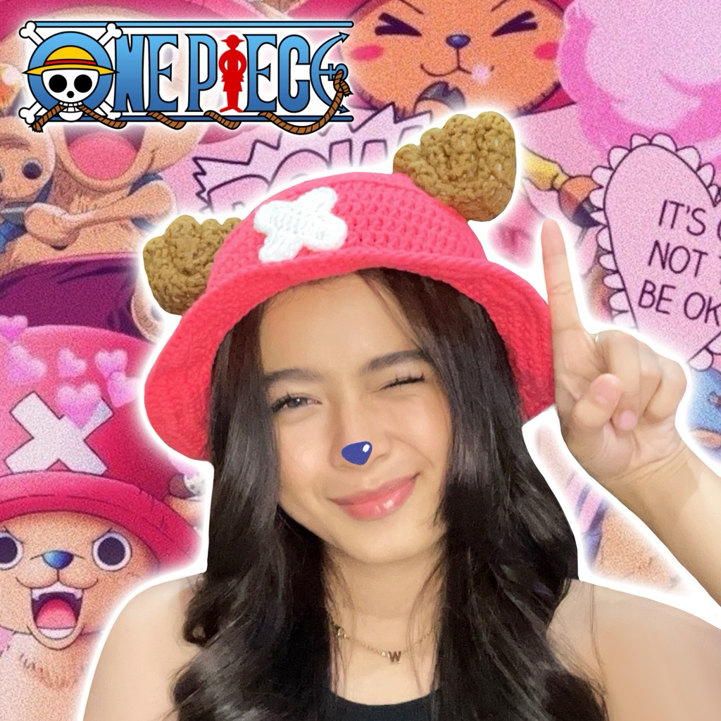 Jual READY STOCK Chopper Bucket Hat Crochet // Topi Rajut Chopper One ...