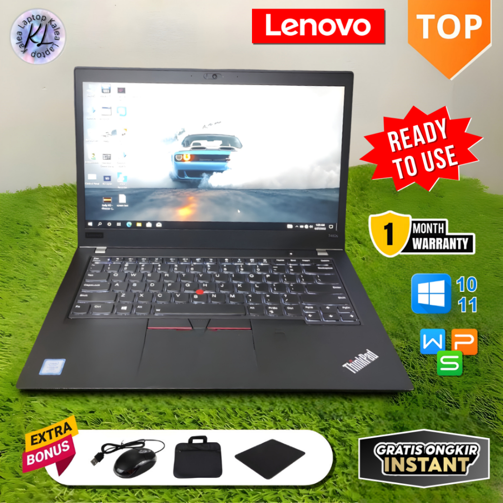 Jual Laptop Lenovo ThinkPad T480 / T480s CORE i5 GEN 8 RAM8 SSD256 ...