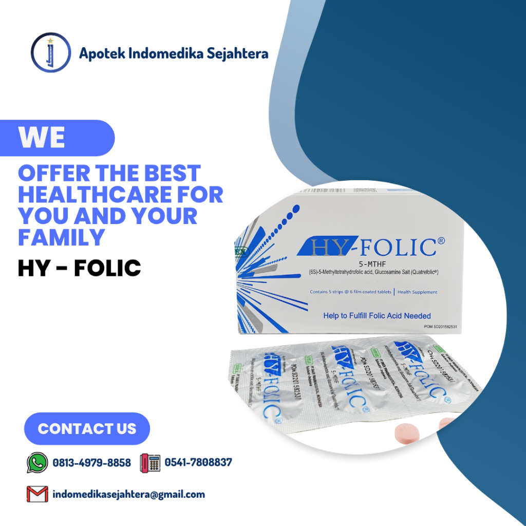 Jual HY - FOLIC 6 TABLET / STRIP | Shopee Indonesia
