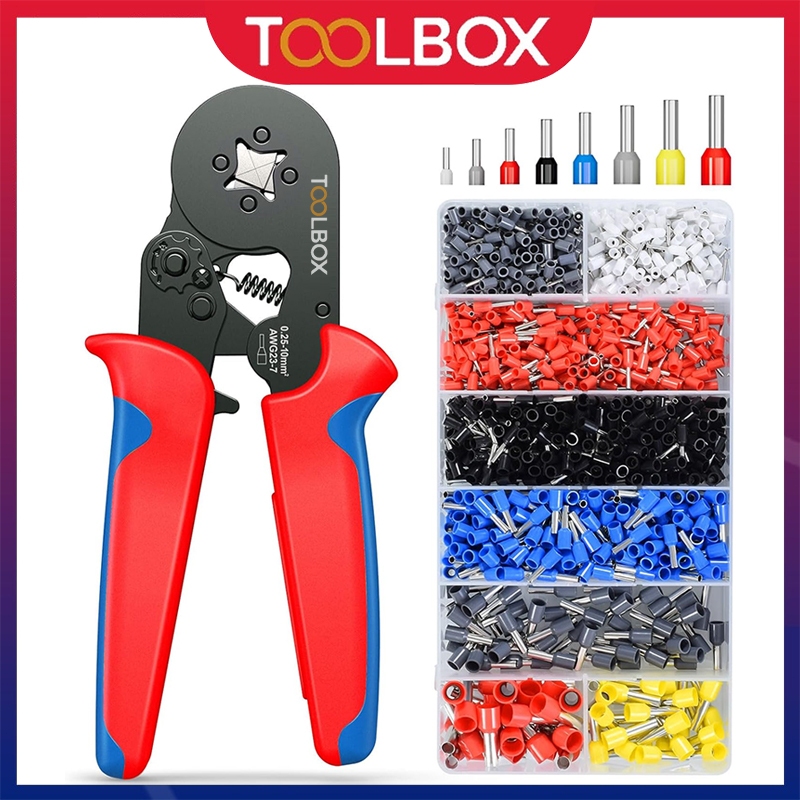 Jual TOOLBOX Alat Tang Skun Ferrules untuk 0,25-10 mm² (AWG 23-7 ...
