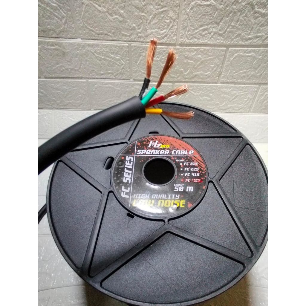 Jual Kabel Audio Speaker isi 4 Ukuran 4x2,5 HZ Pro Original 50 Meter ...