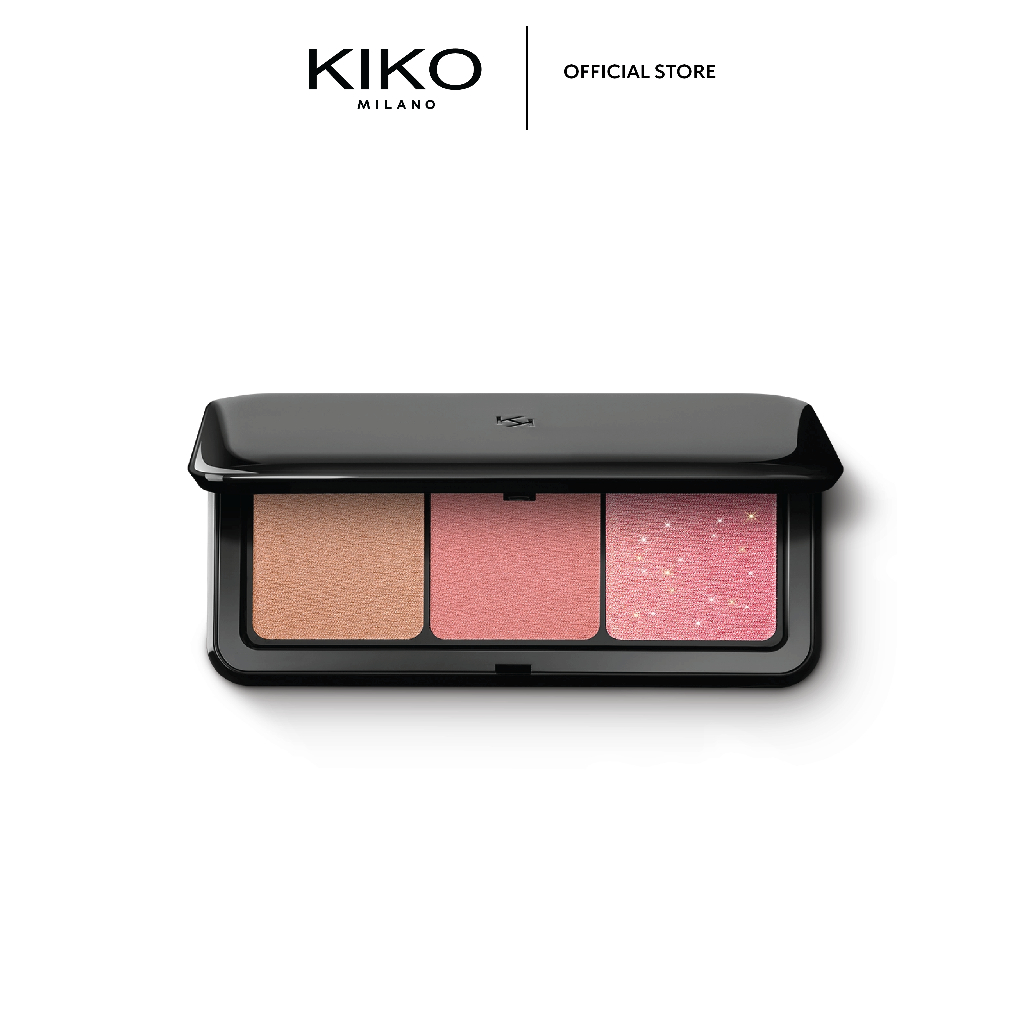 Jual KIKO MILANO Multi Finish Trio Blush & Bronzer Palette | Shopee ...
