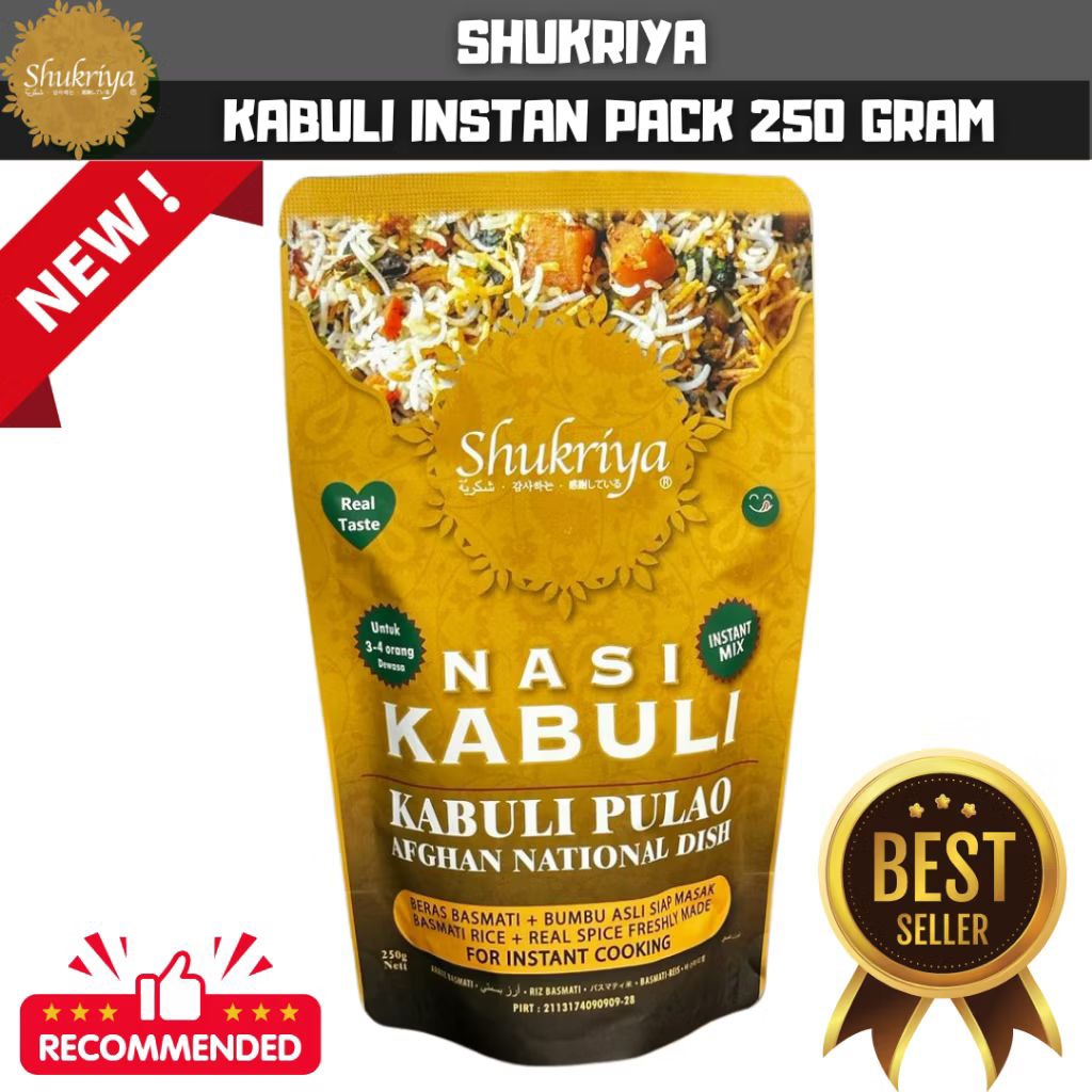 Jual Beras Nasi Kebuli Instant Shukriya 250g | Shopee Indonesia