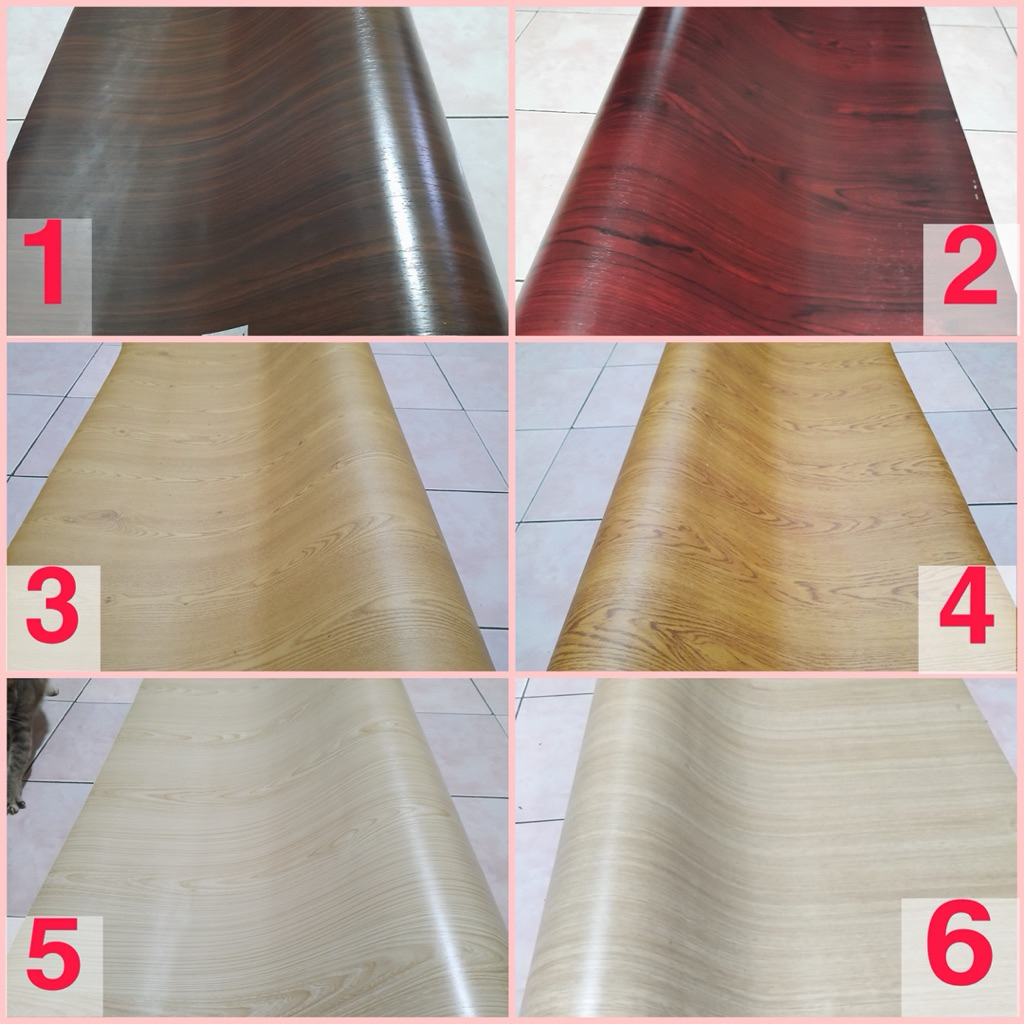 Jual Karpet stiker lantai Motif Kayu Lebar 120 sticker vynil lantai ...