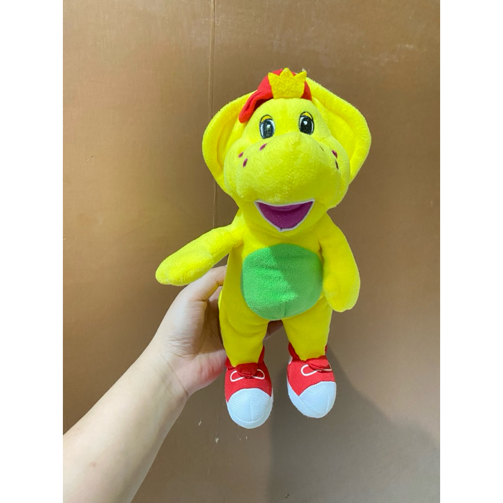 Jual Boneka BJ the Yellow Dinosaur karakter Barney and Friends size ...