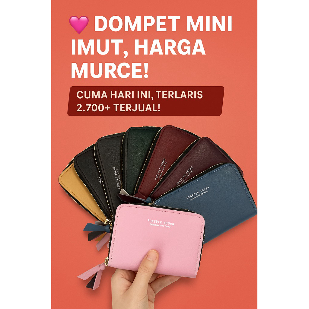 Jual Dompet Wanita Forever Young Dove Kelly Belly / Mini Korean Fashion Wallet Lipat Import Lucu ...