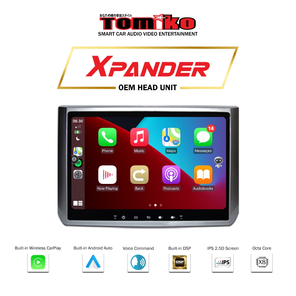 Jual Tomiko head unit android tmk 1055 oem series for Xpander | Shopee ...