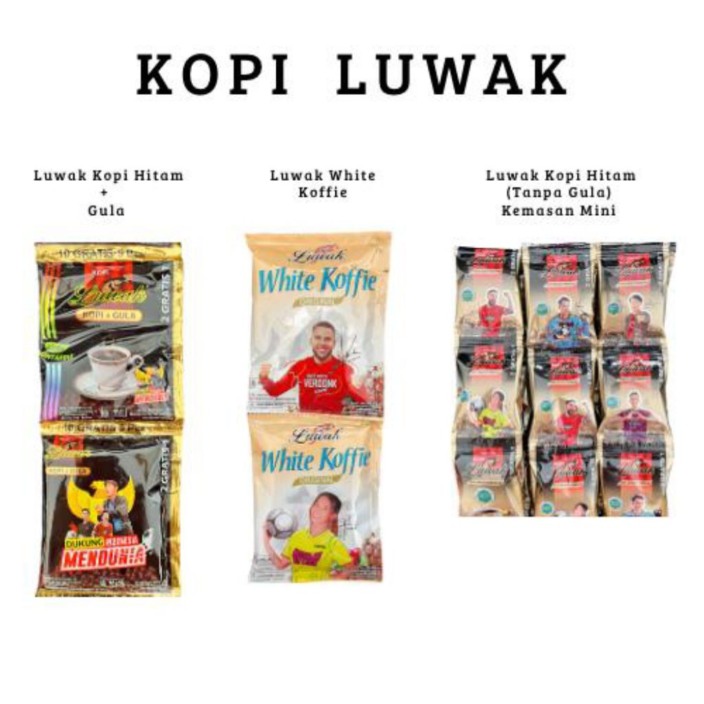 Jual KOPI LUWAK (LUWAK HITAM + GULA, LUWAK HITAM MURNI, LUWAK WHITE ...