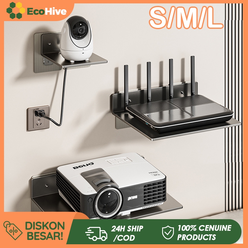 Jual Braket Router Proyektor Rak Dinding Penyimpanan WiFi Rak ...