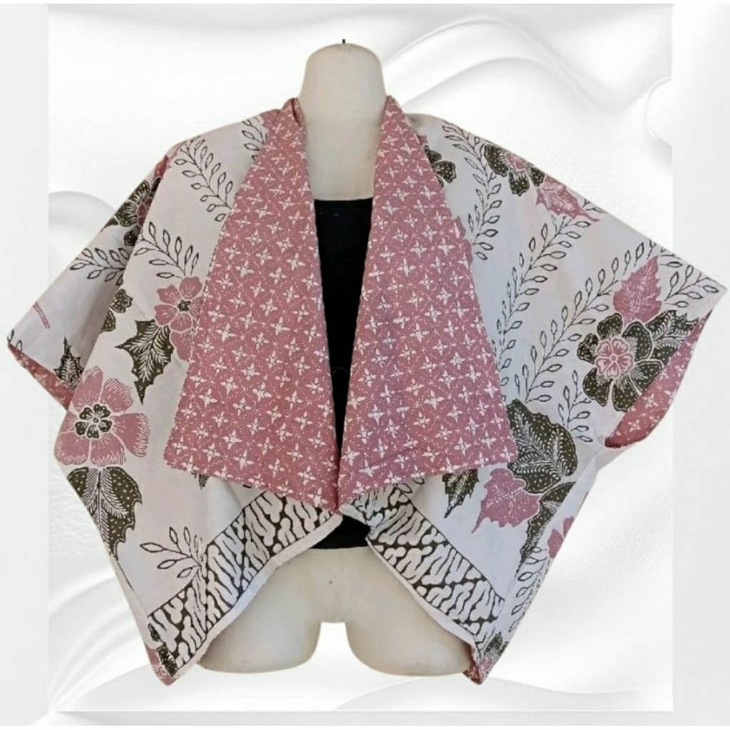 Jual OUTER BOLAK BALIK MODEL KELELAWAR /BOLERO LOWO MOTIF BOLAK BALIK 2 ...