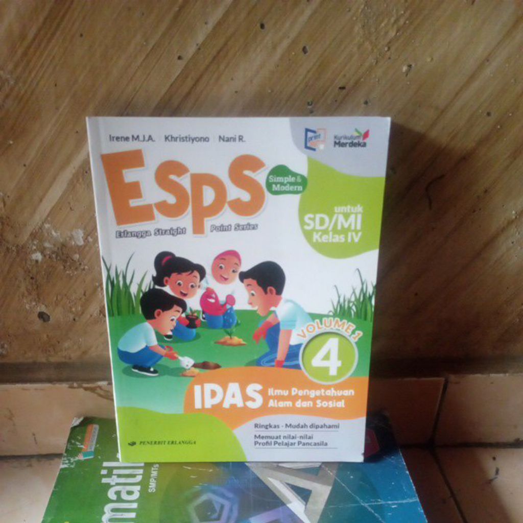 Jual original bekas ESPS IPAS Ilmu Pengetahuan Alam & Sosial 4 volume 1 SD kelas 4 Kurikulum ...