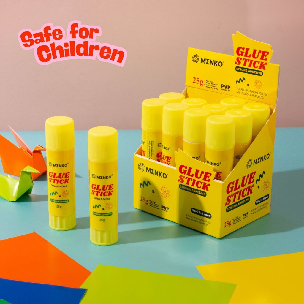Jual MENKO Glue Stick / Lem Stick / Lem Batangan Stick 8gr 15gr 25gr ...