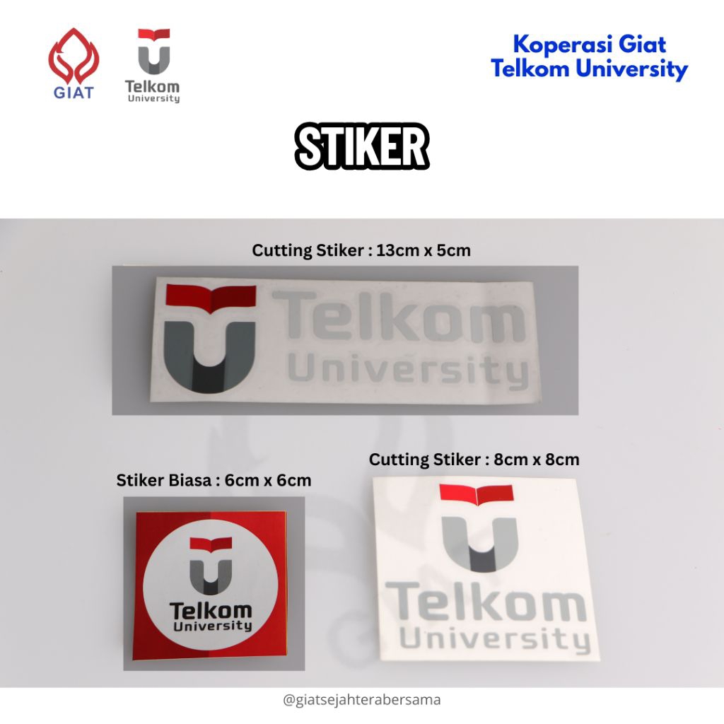 Jual CUTTING STICKER | STIKER | STIKER TELKOM UNIVERSITY | CUTTING ...