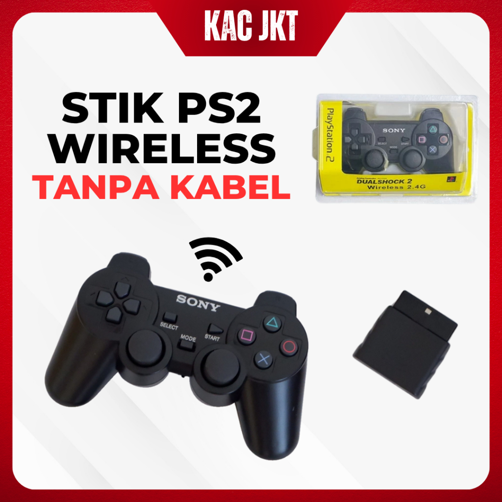 Jual Stik Ps2 Wireless Stik Wireless Ps2 Stik Ps2 Wireless Stick Ps2 ...
