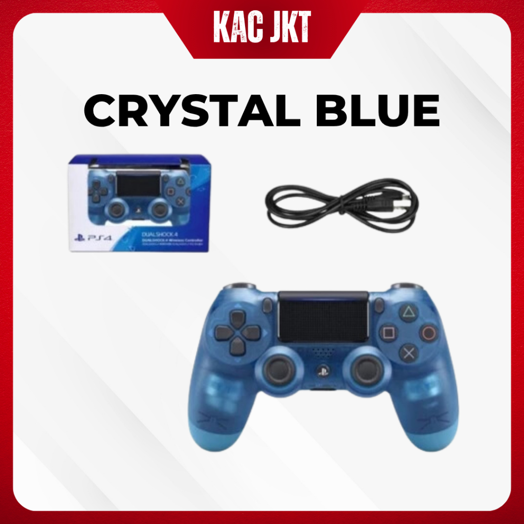 Jual Stik PS4 Original Pabrik Crystal Blue Stick PS4 Crystal Blue Stik ...