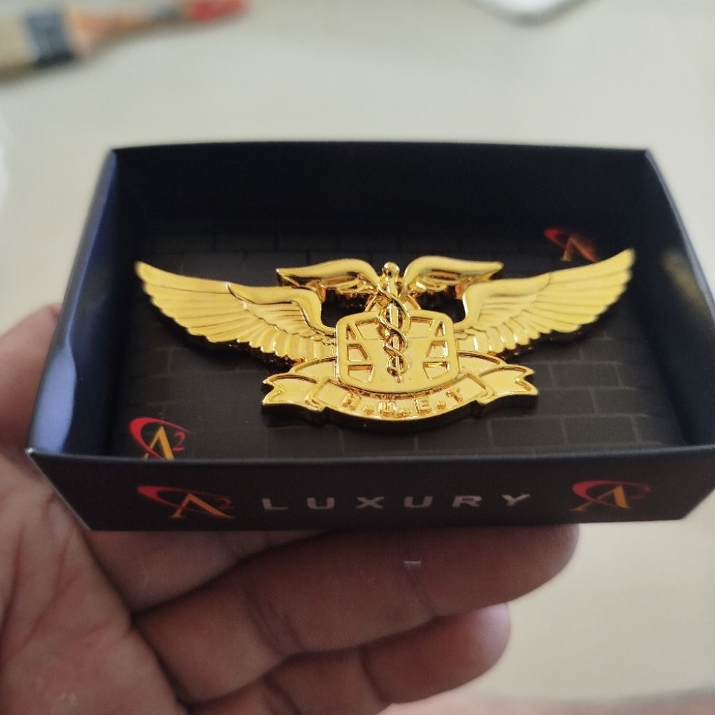 Jual pin luxury brevet wing huet tni au | Shopee Indonesia