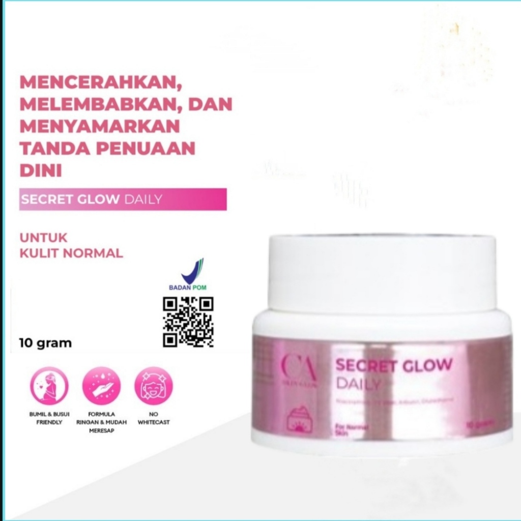 Jual secret glow skincare ca skin glow whitening | Shopee Indonesia