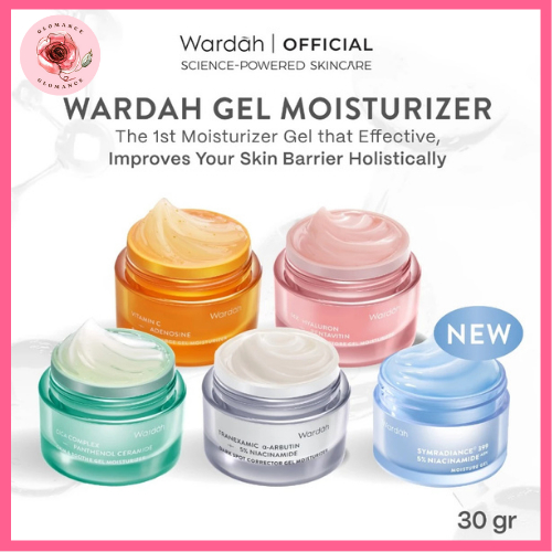 Jual WARDAH Gel Moisturizer Series 30 g Panthenol Ceramide, 14X ...