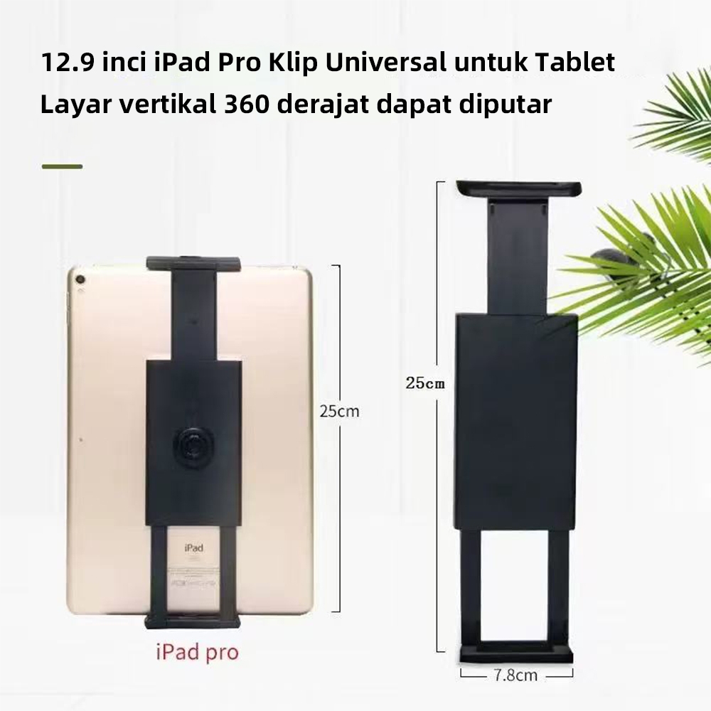 Jual Universal Tablet clip and Phone clip for Lazy Pod Boom Arm Desk ...