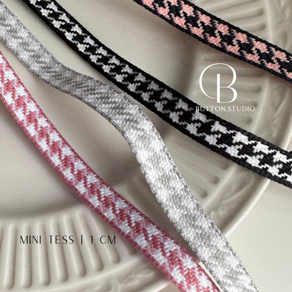 Jual MINI TESS TWEED RIBBON - Pita Tweed, High Quality, Pita motif ...