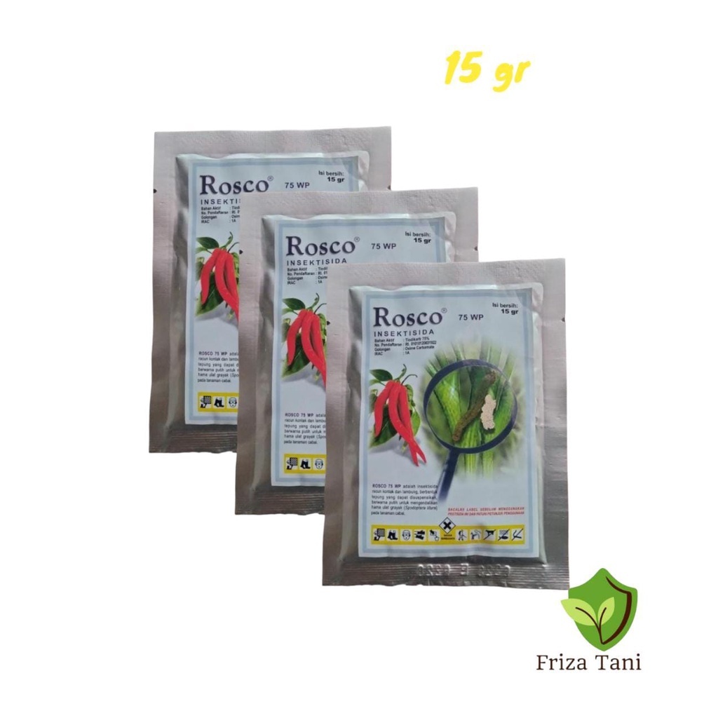 Jual Insektisida ROSCO/Larvin 75 wp 15 Gram Bahan Aktif Tiodicarb 75% ...