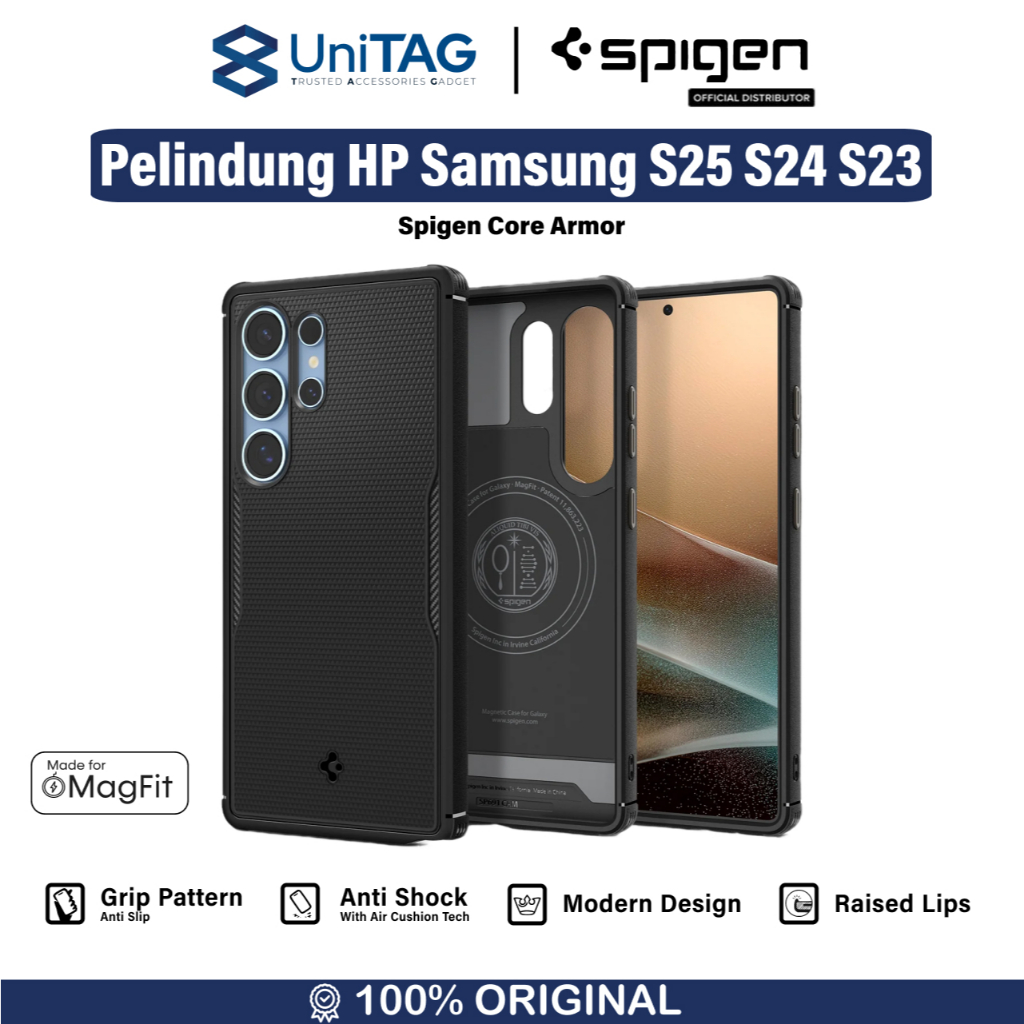 Jual Case for Samsung Galaxy S25 S24 S23 Ultra Plus FE Spigen Core ...