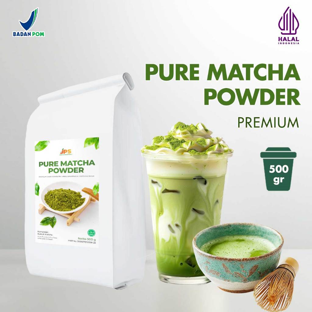 Jual Powder Drink JPS Bubuk Minuman PURE MATCHA PREMIUM | Shopee Indonesia